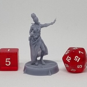 Female Human Monk | Miniature | Fantasy Figurine | 12K 3D Printed Model ...