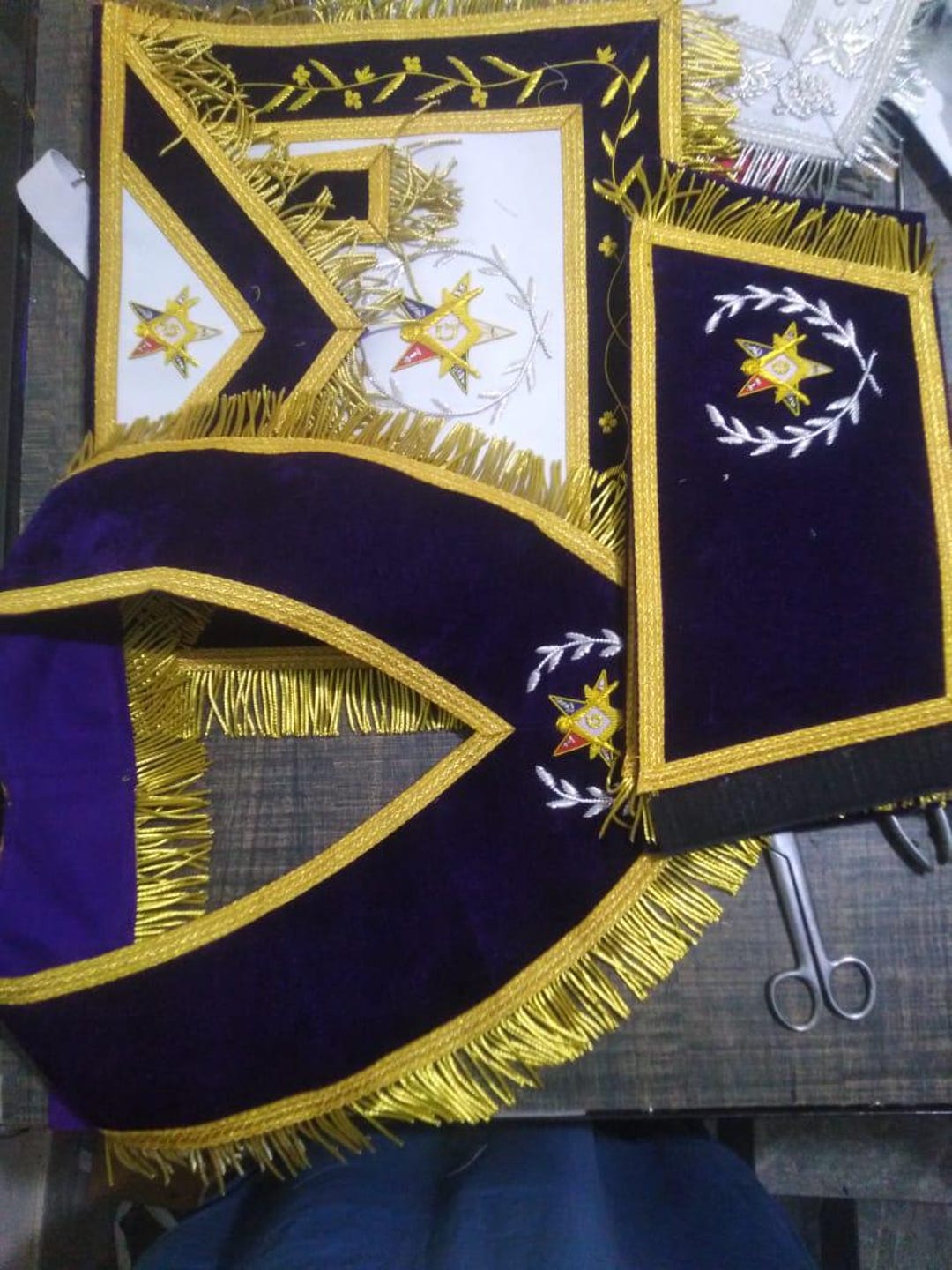 THE MASONIC COLLECTION Mark Degree Master Masons Apron Easy to Wear for ...