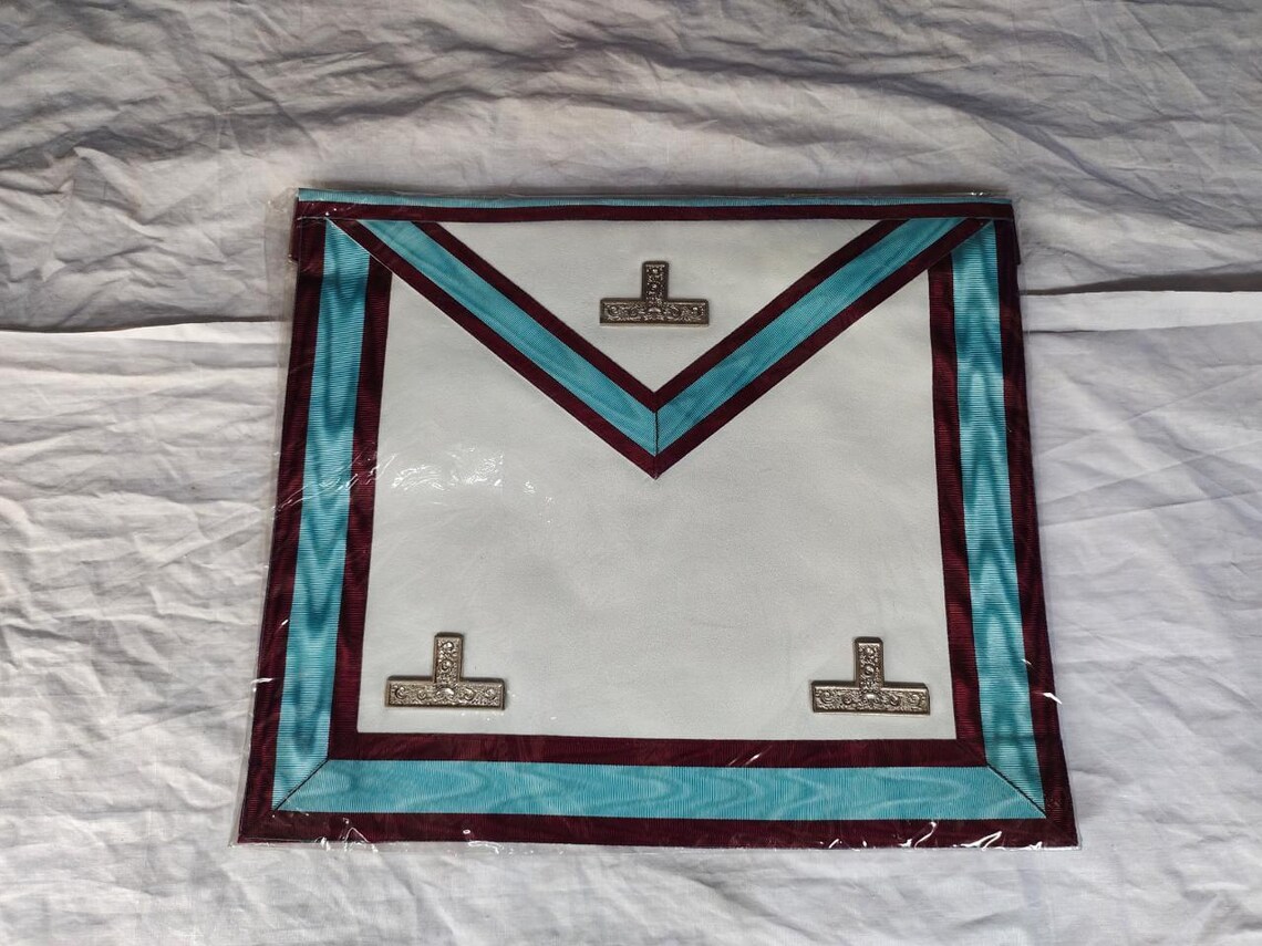 THE MASONIC COLLECTION - Mark Degree Master Masons Apron - Easy to Wear ...