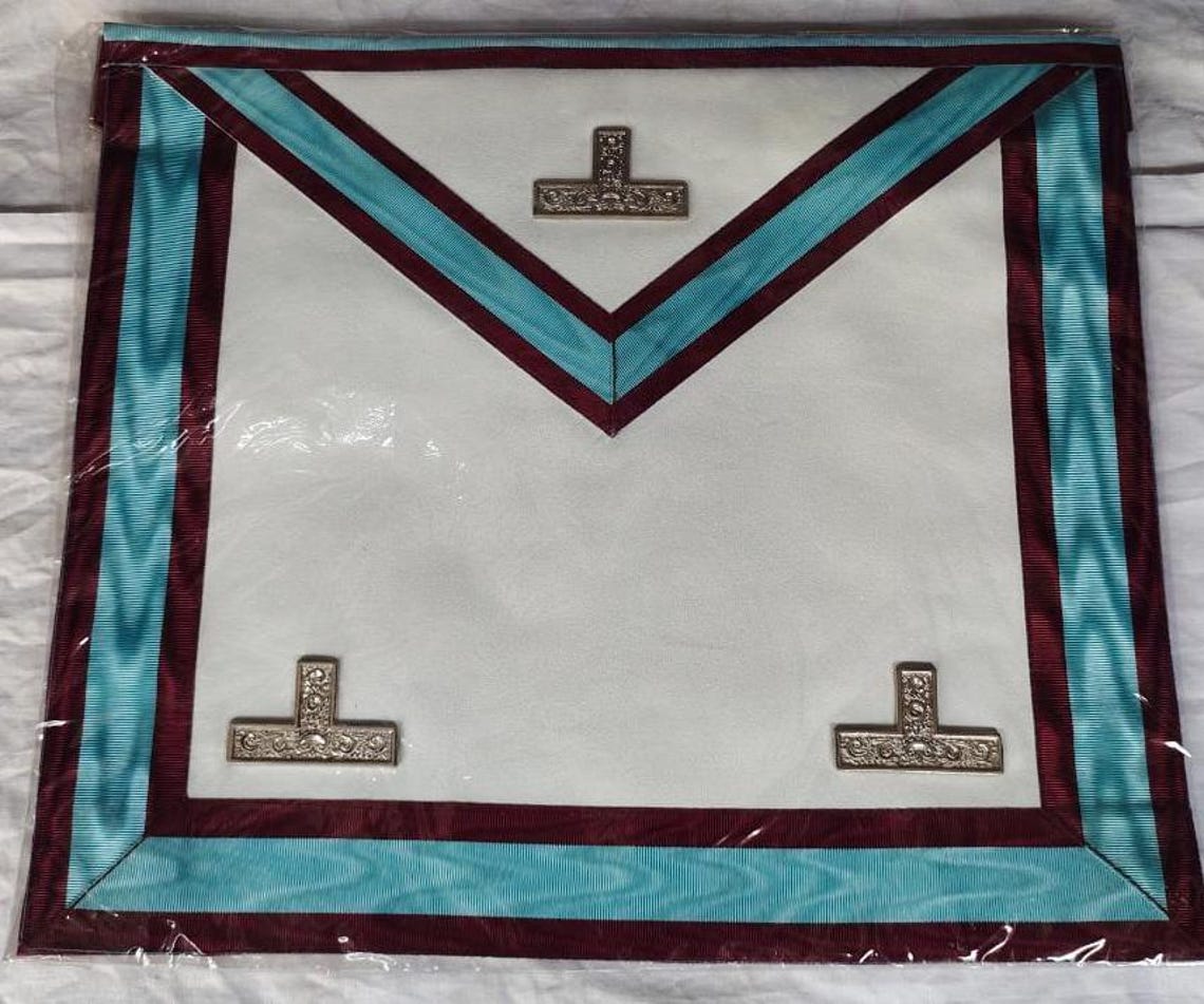 THE MASONIC COLLECTION - Mark Degree Master Masons Apron - Easy to Wear ...
