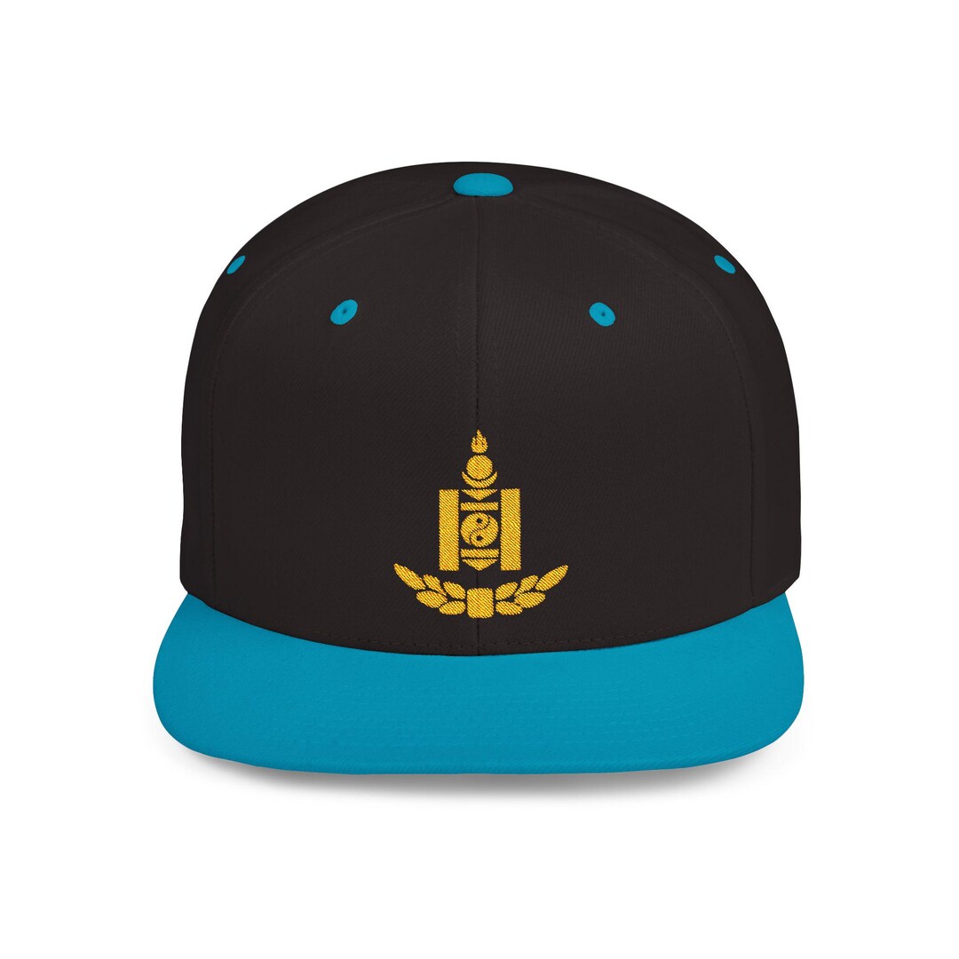 Mongolian Soyombo Design Flat Bill Snapback - Etsy