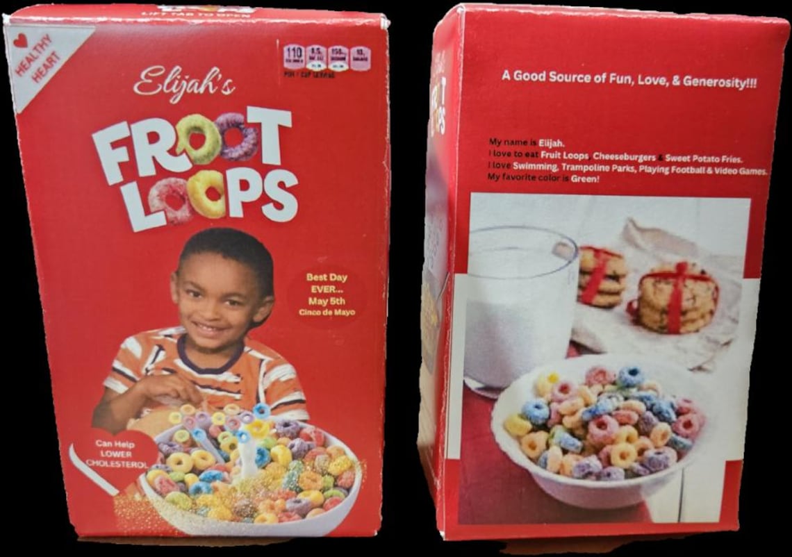 Customized Cereal Box! Custom Cereal Box | Personalized Cereal ...