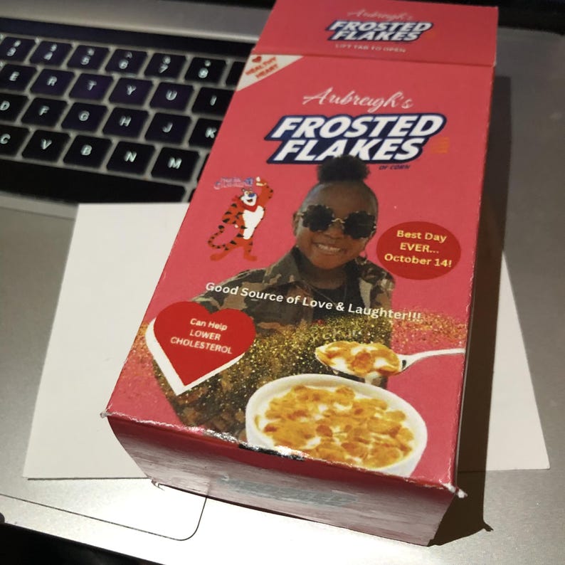 Customized Cereal Box! Custom Cereal Box | Personalized Cereal ...