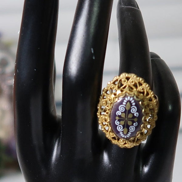 Miriam Haskell Ring - Etsy