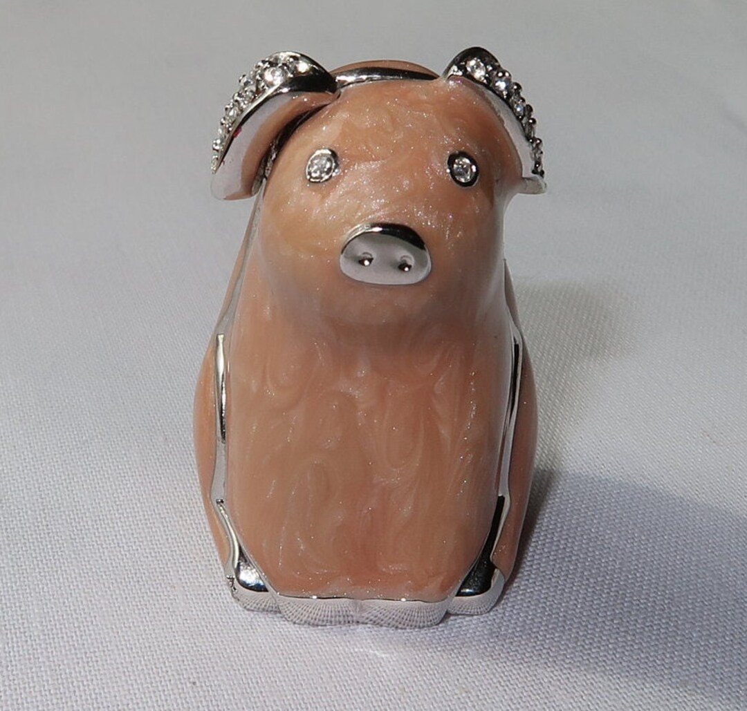 Vtg Estee Lauder Pig Perfume Compact With Beautiful - Etsy