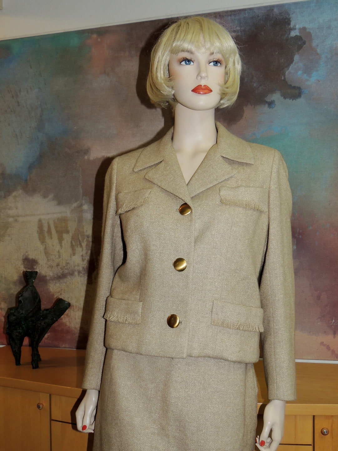 Vintage Quality Dan Millstein NY Paris 2 Piece Suit - Etsy