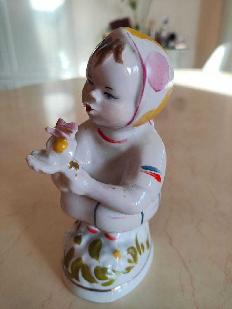 LIMITED EDITION Extremely Rarest Porcelain Figurine USSR 1960s"girl ...