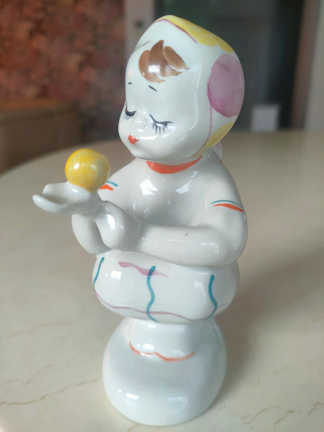 Very Rare Porcelain Figurine USSR 1960 – 1969s "girl With a Dandelion ...