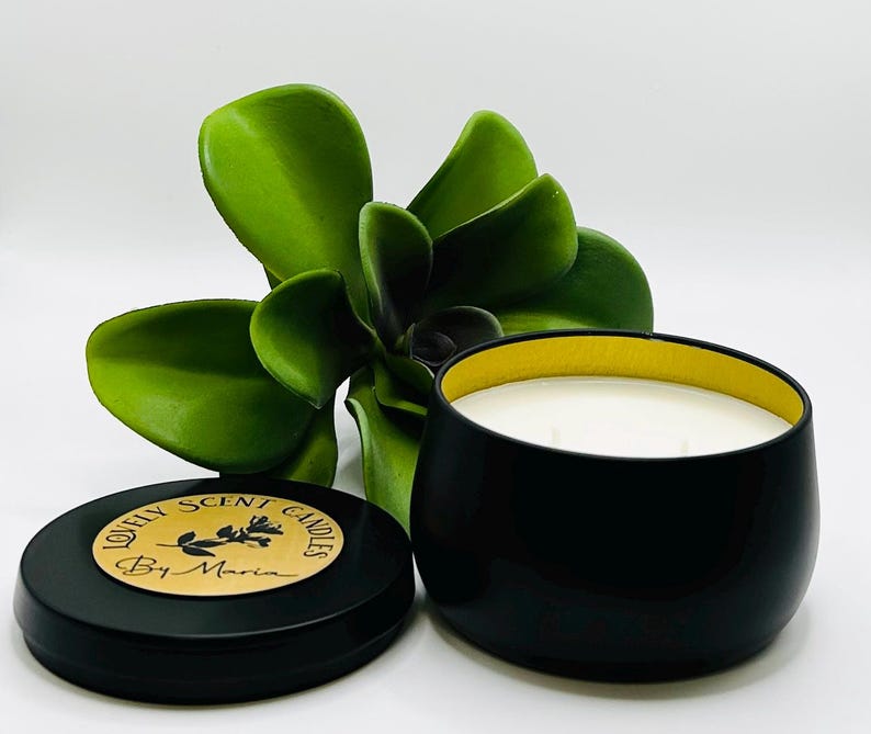 Handmade Premium Soy Candles, Highly Scented, 8oz Jar, Double Wick ...