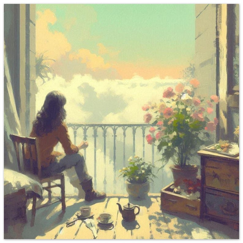 The Dream Weaver: Looking Outside My Balcony on Clouds. Working for ...