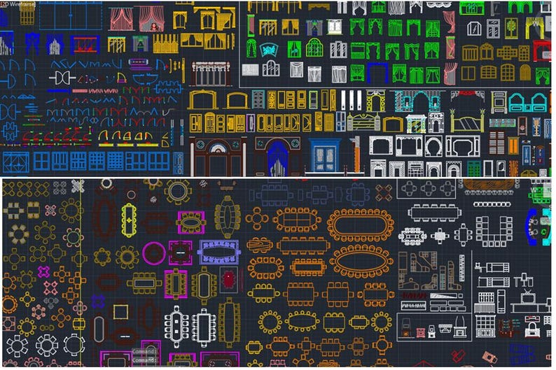 Premium Autocad Blocks Instant Download for Architects & Designers - Etsy