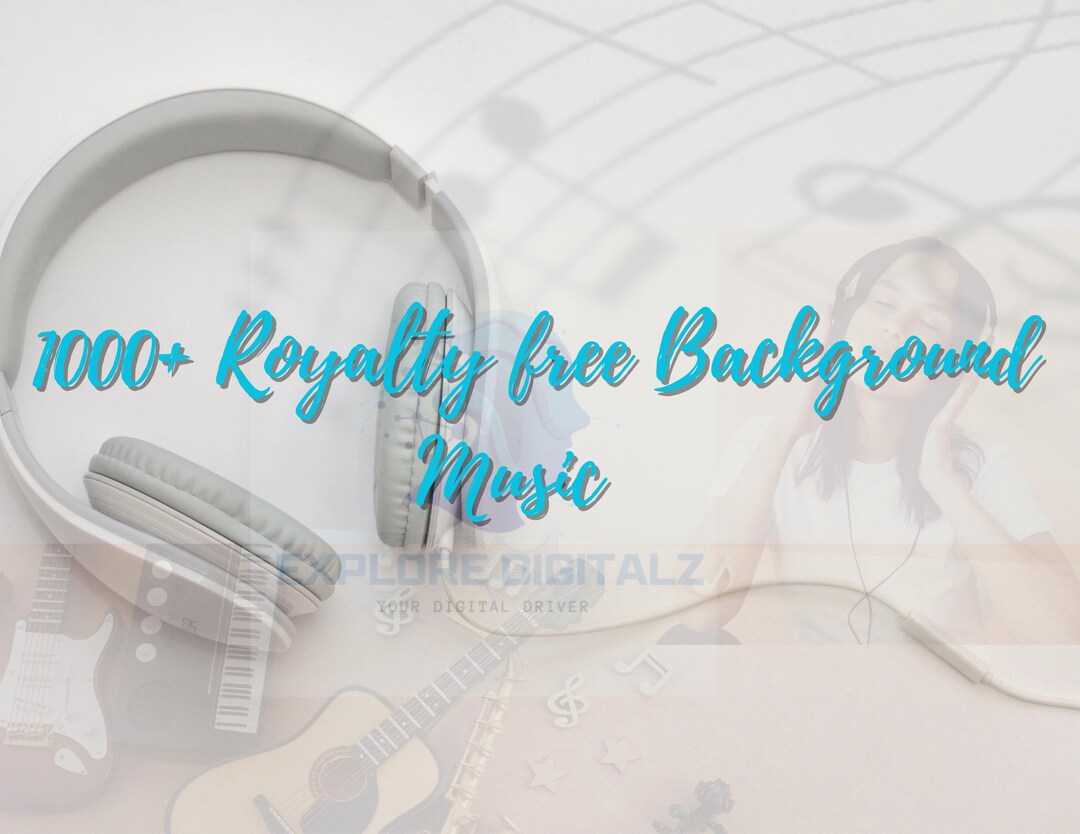 1000 Royalty-free High Quality Background Music Tracks - Etsy