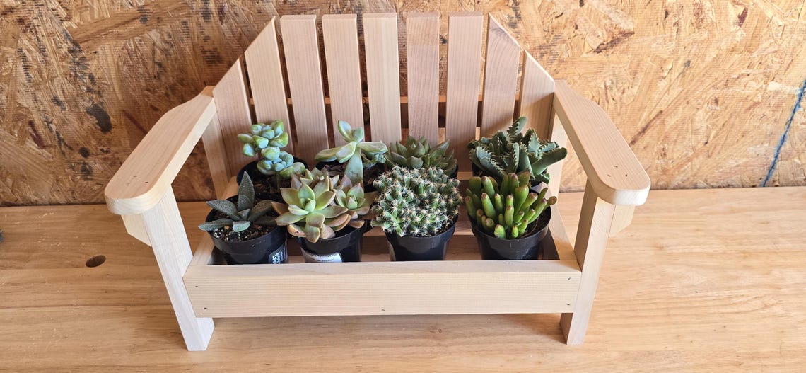 Porch Bench Plant Holder - Etsy