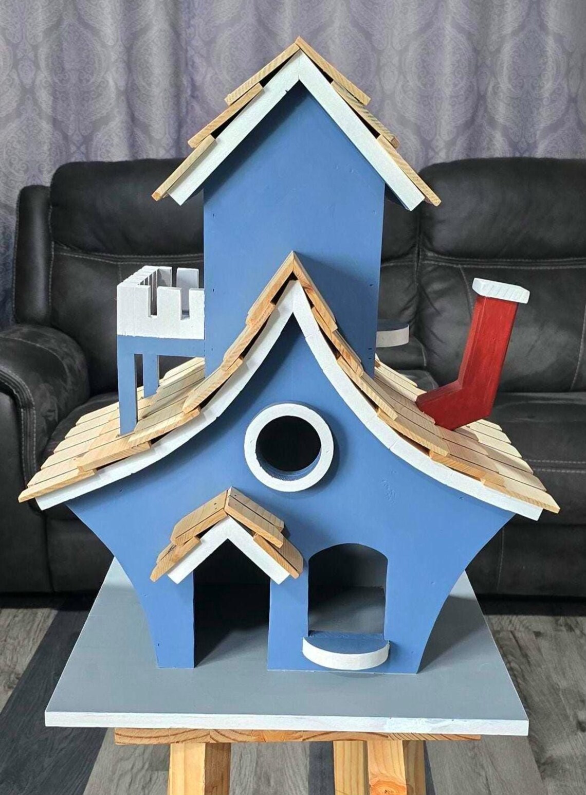 Two Story Bird House - Etsy