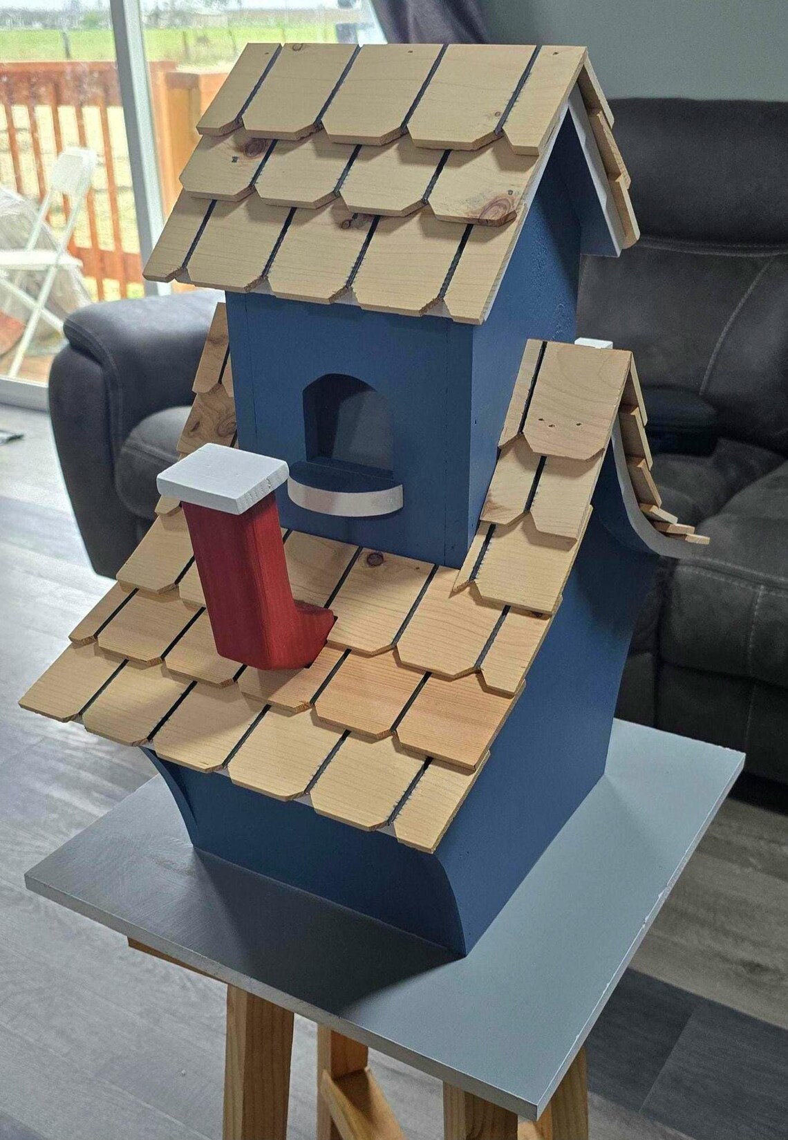 Two Story Bird House - Etsy