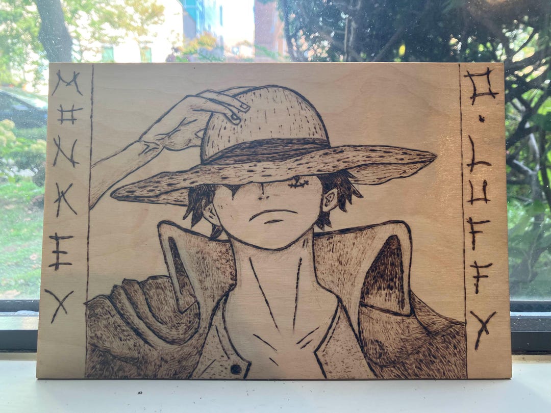 Handmade One Piece Pyrography (wood Burning) Art-piece of the Main ...