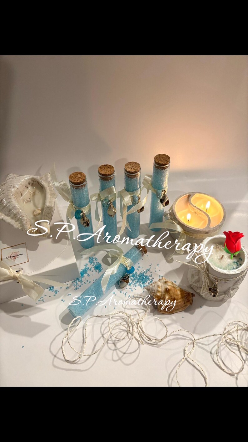 SCENTED BATH SALT Epsom, Aroma Set, Gift Set, Mother Day, Bath Room ...