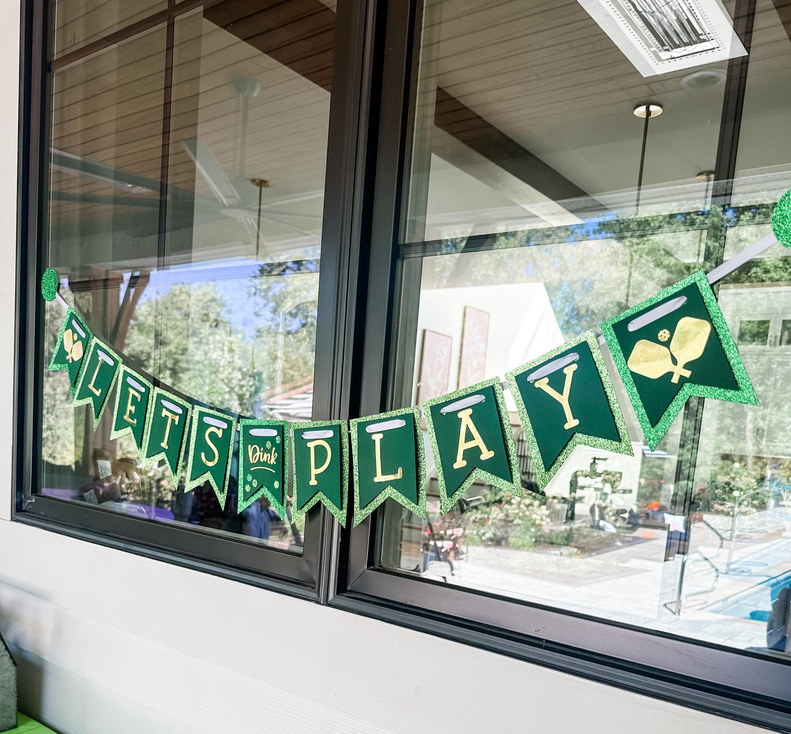 Personalized Pickleball Court Banner for Party, Pickleball Party Banner ...