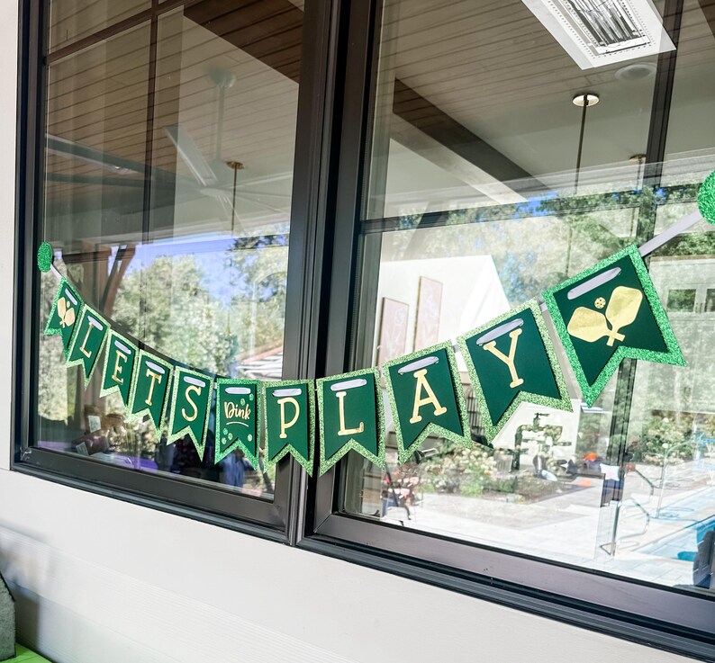 Personalized Pickleball Court Banner for Party, Pickleball Party Banner ...