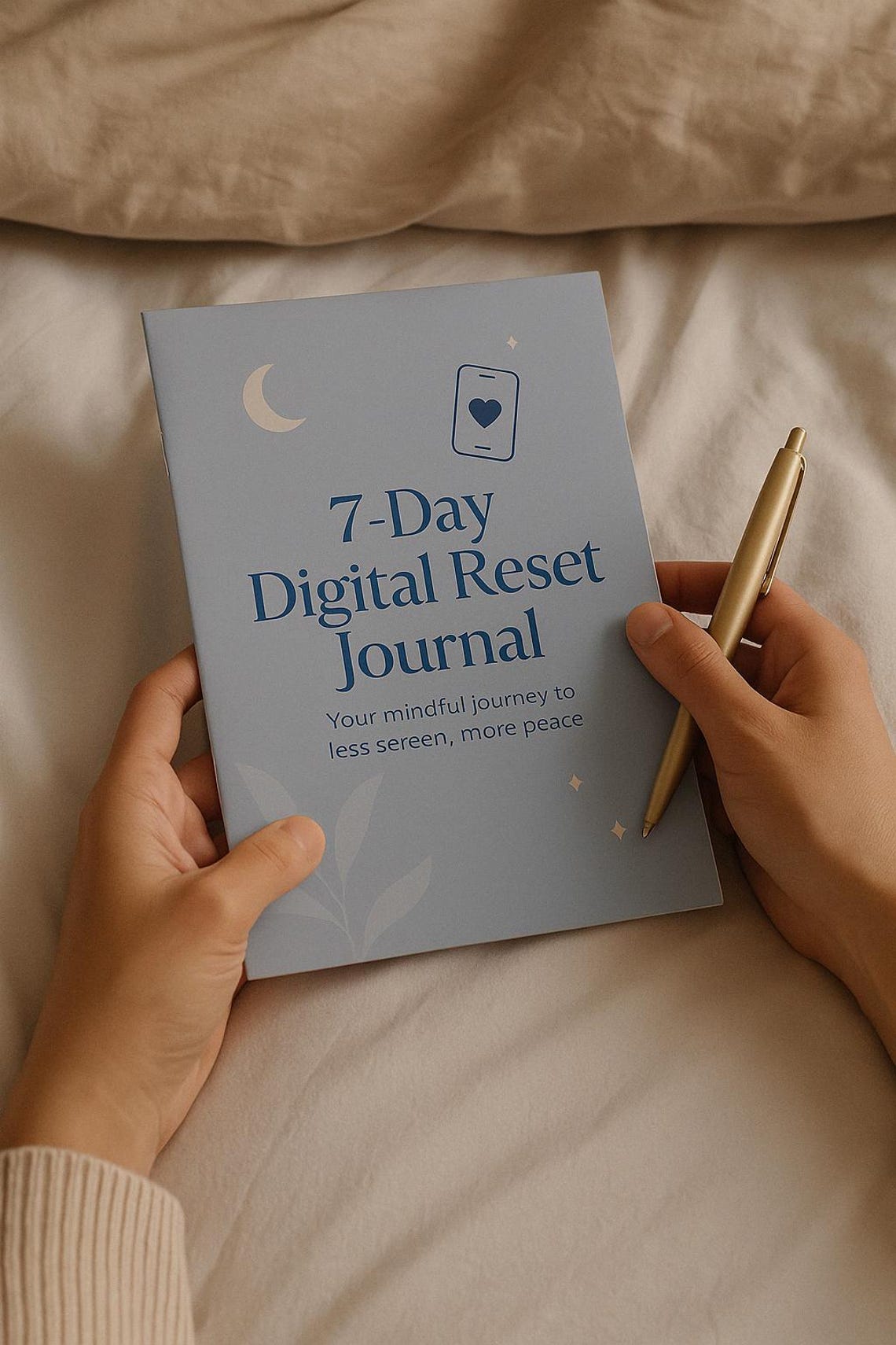 Digital Detox Journal | 7-day Screen-free Challenge | Self Care Mental ...
