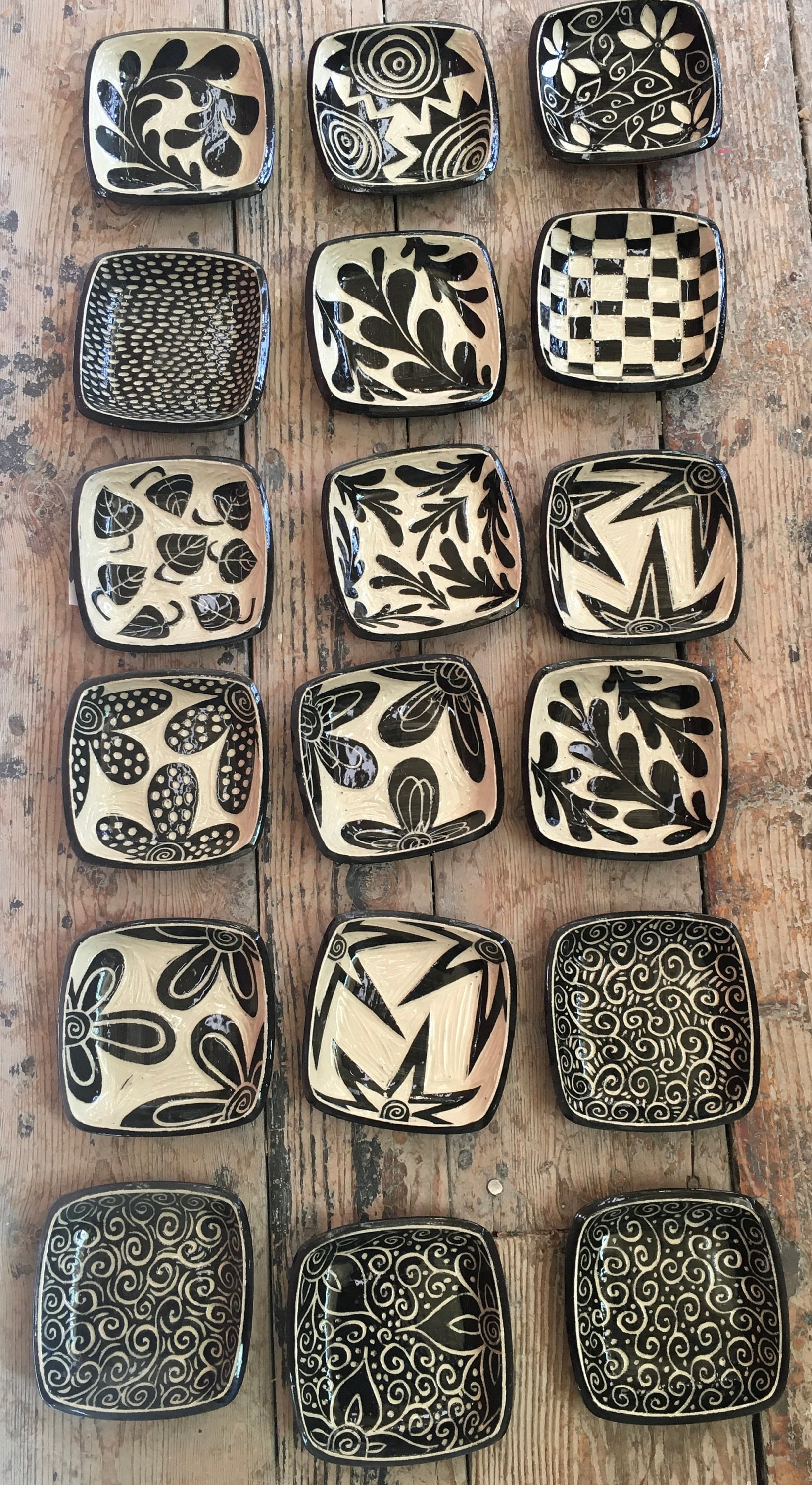 Small Square Dish CHOOSE Design - Etsy