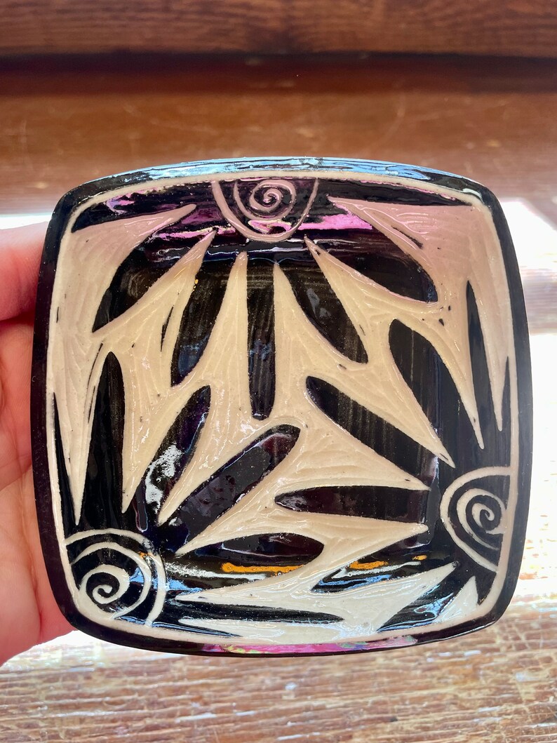 Small Square Dish CHOOSE Design - Etsy