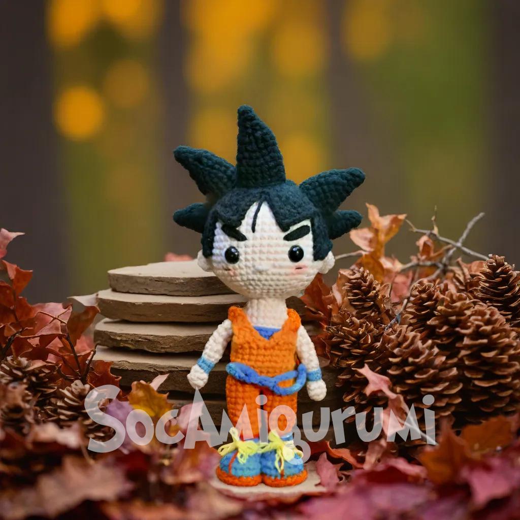 Dragon Ball Son Goku Crochet Pattern, Son Goku Crochet Amigurumi, Son ...
