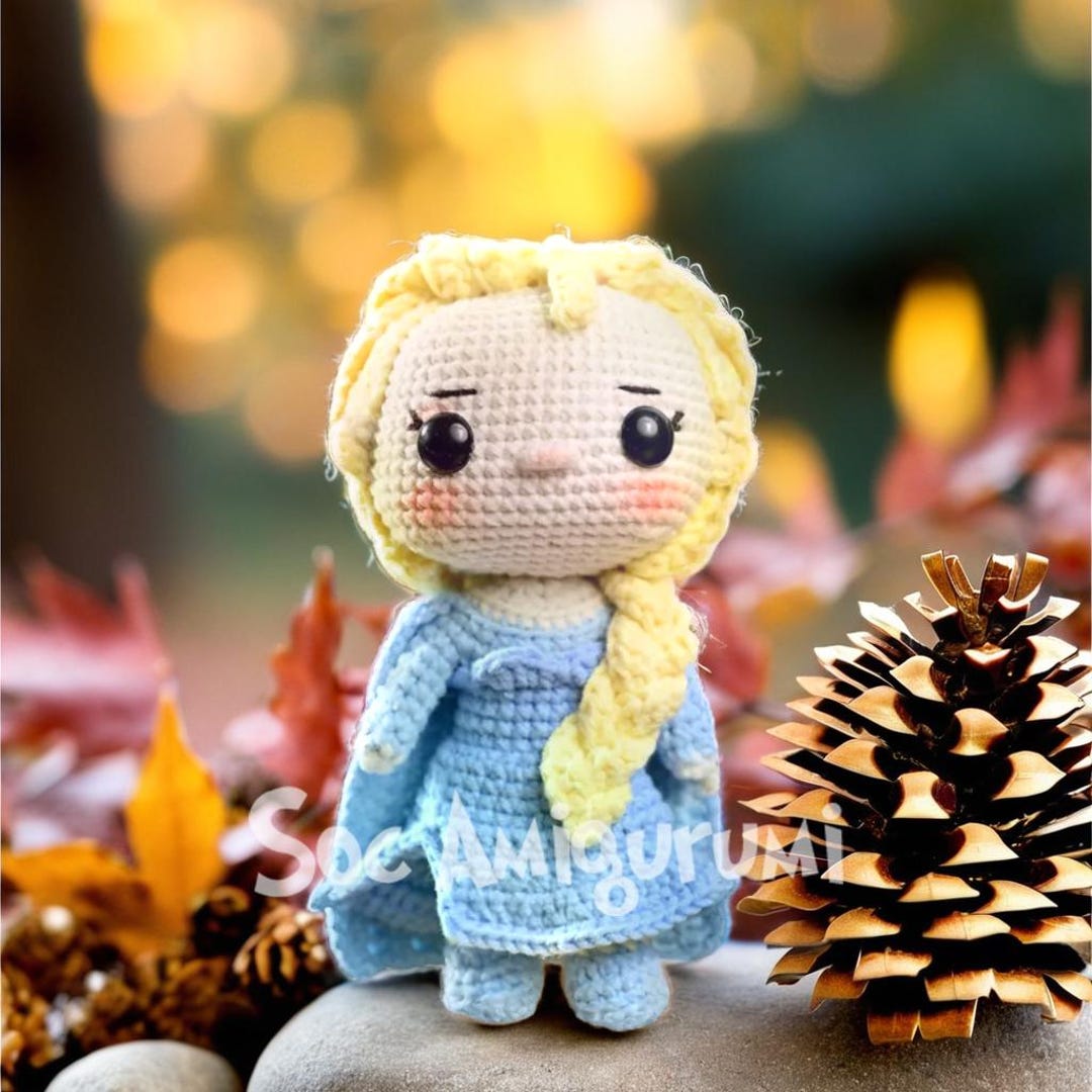 Elsa Frozen Crochet Pattern, Elsa Frozen Crochet Amigurumi, Elsa Frozen ...