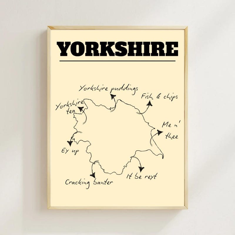 Yorkshire Print - Etsy UK