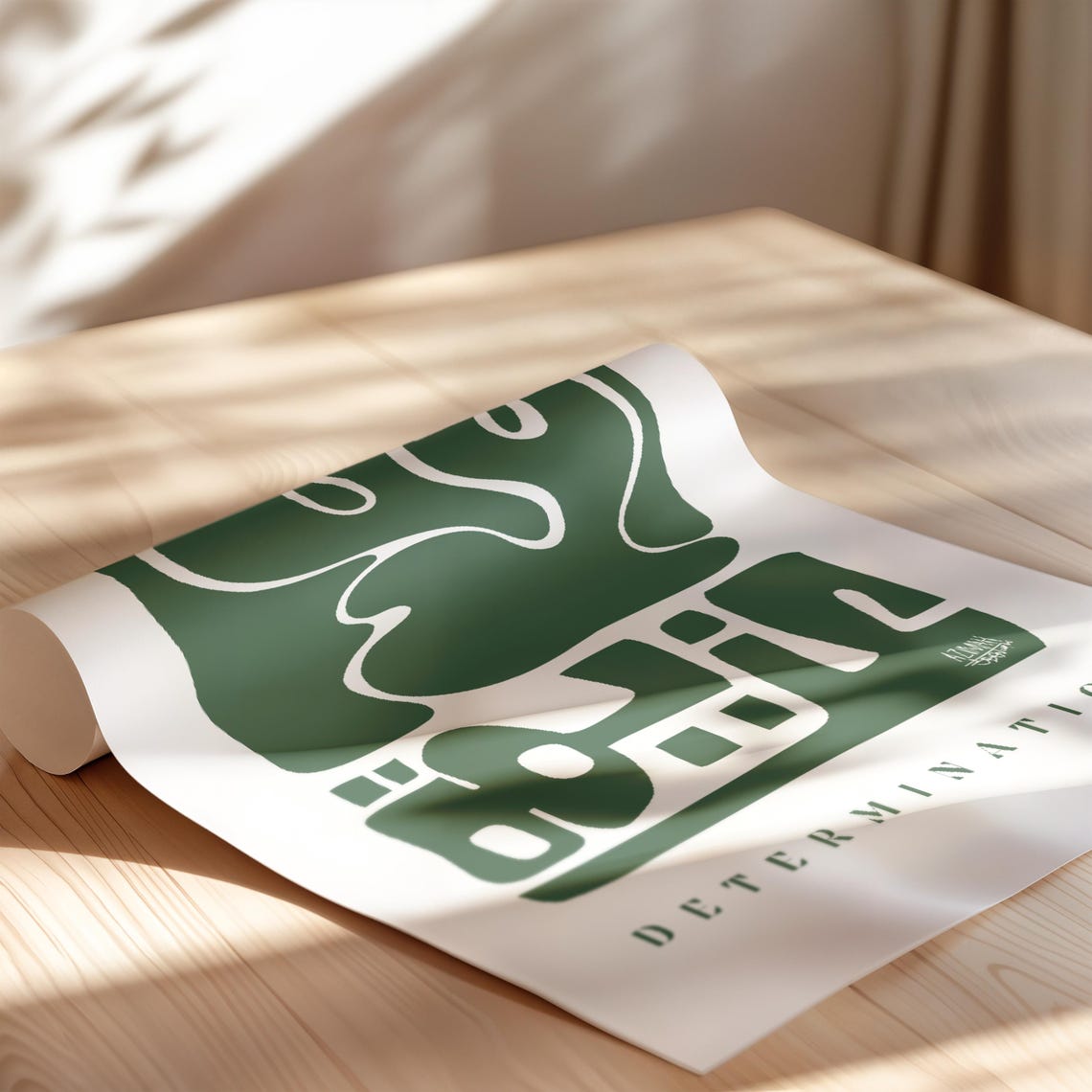 Azimah - Original Digital Art | Arabic Calligraphy, Abstract ...