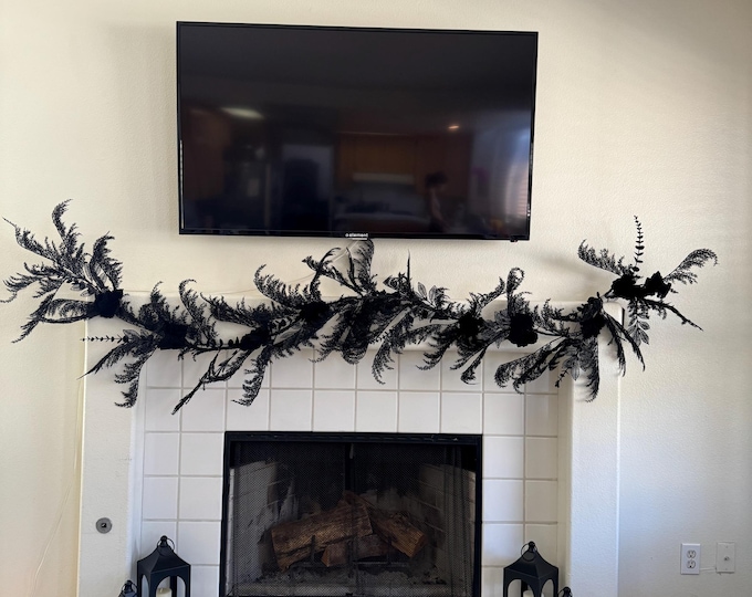 Black Victorian Garland - Etsy