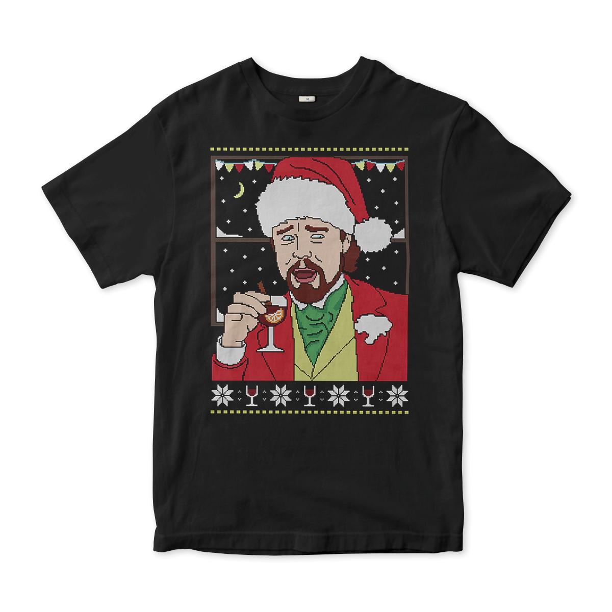 Leonardo Dicaprio Laughing Meme Christmas T-shirt, X-mas Gift Shirt ...