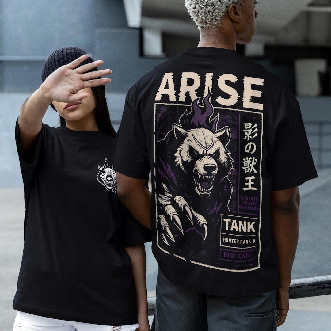 Solo Leveling "shadow Bear Summon" Sorona T-shirt - Etsy