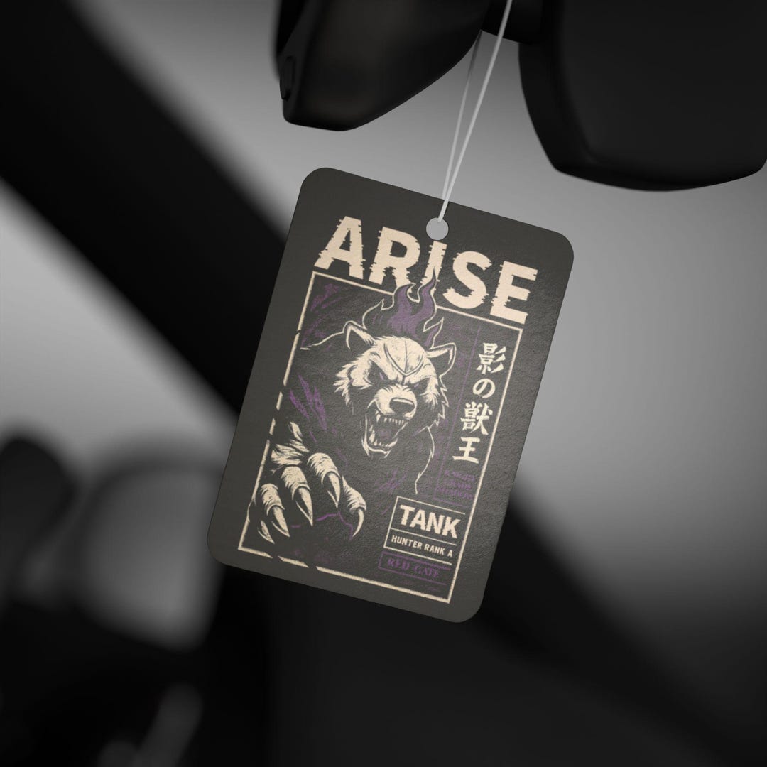 Solo Leveling "shadow Bear Summon" Car Air Freshener - Etsy