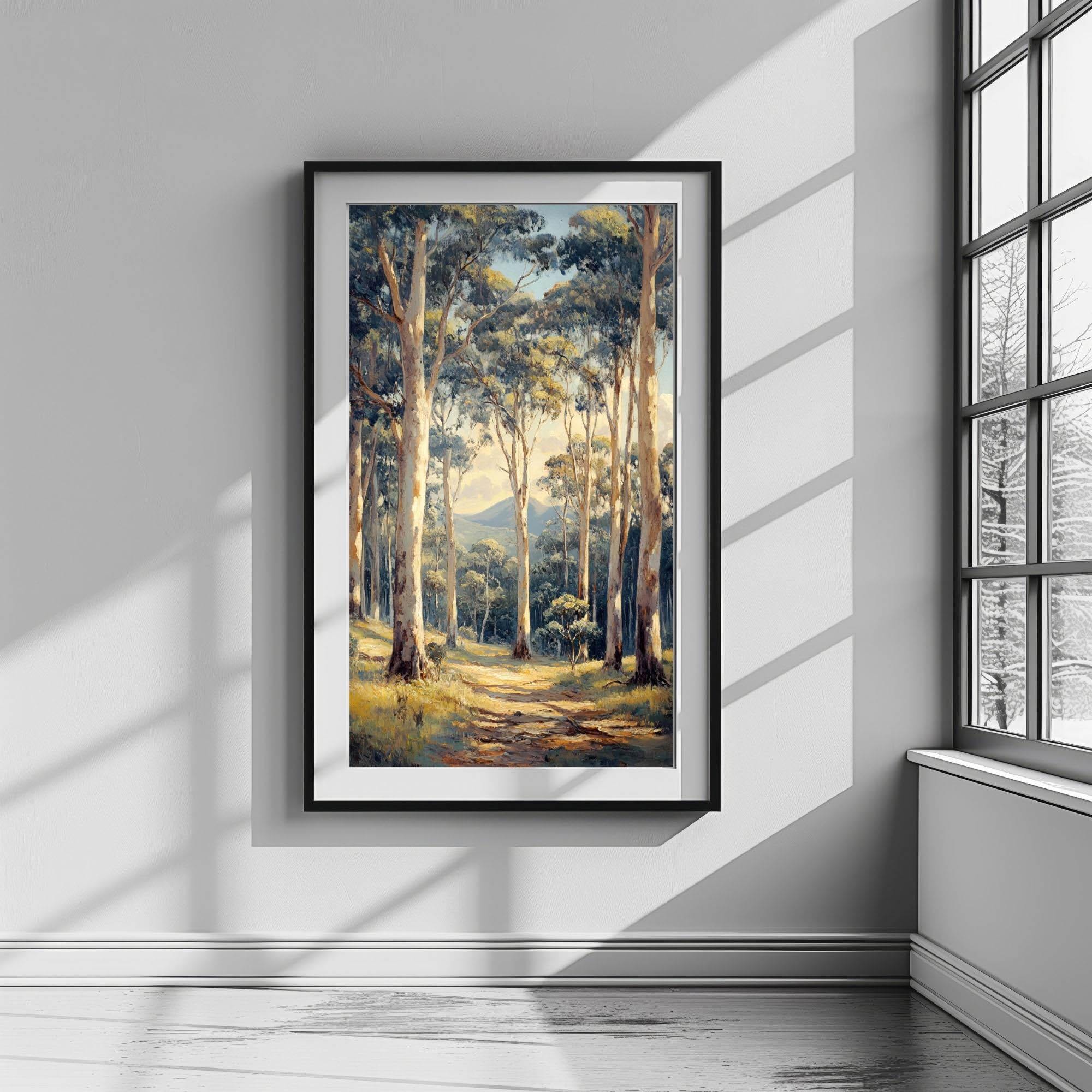 Australian Gum Tree Bush Wall Art | Eucalyptus Trees | Australian Bush ...