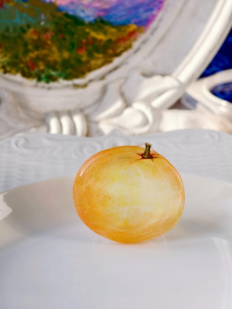 Orange Phone Grip, Fruit Resin Phone Holder Stand, Kindle Accessory ...