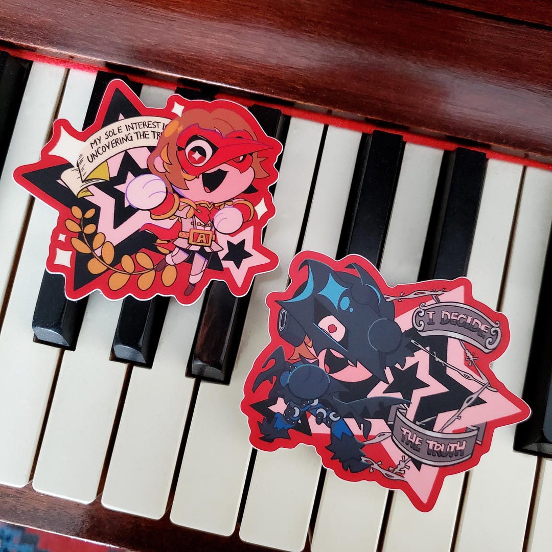 Persona 5 Royal P5 P5R Goro Akechi Vinyl Stickers - Etsy