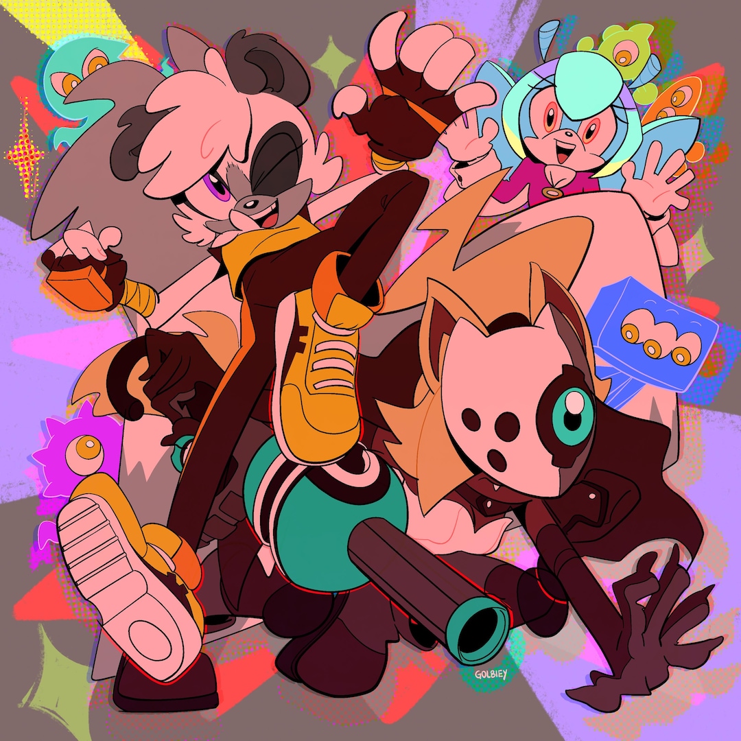 Sonic Art Print Tangle Whisper Jewel IDW Girls - Etsy