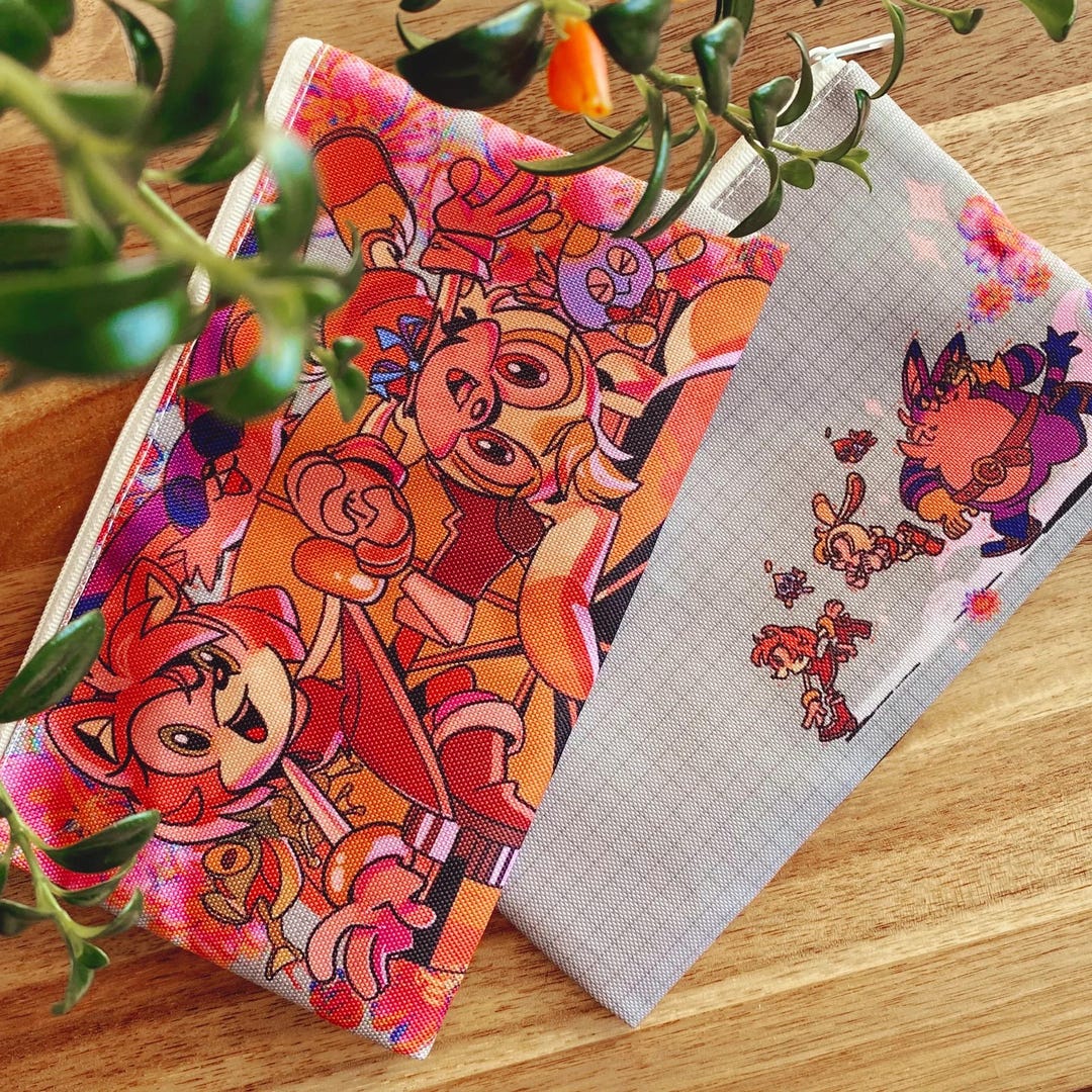 Sonic Team Rose Pencil Case - Etsy