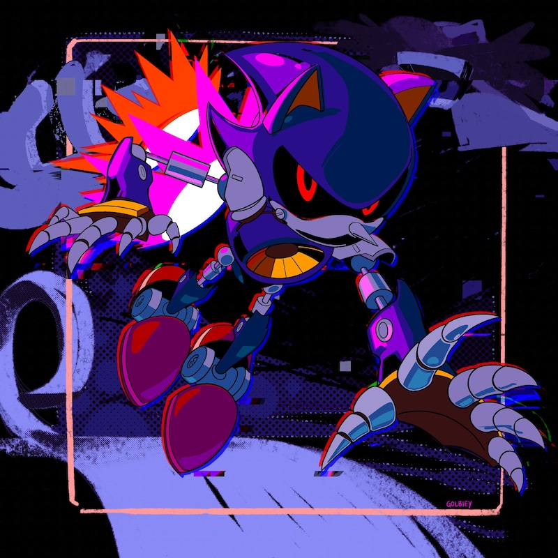 Neo Metal Sonic Figure - Etsy