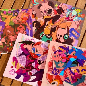 Sonic Art Print Tangle Whisper Jewel IDW Girls - Etsy