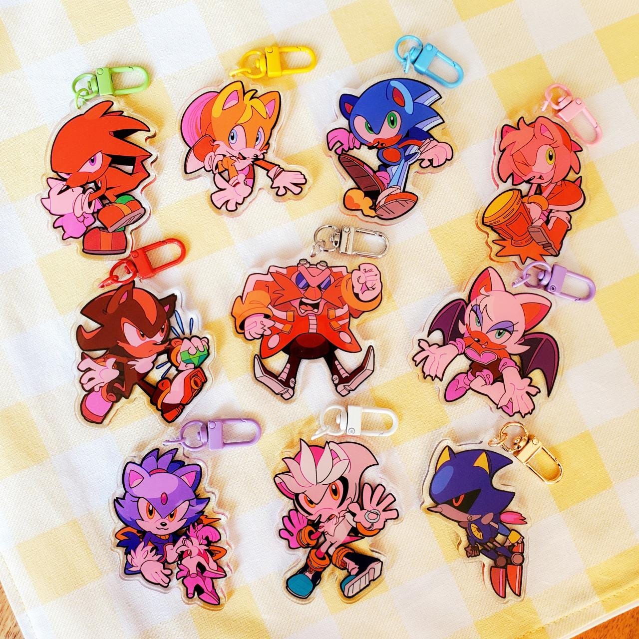 Sonic Acrylic Charms - Etsy