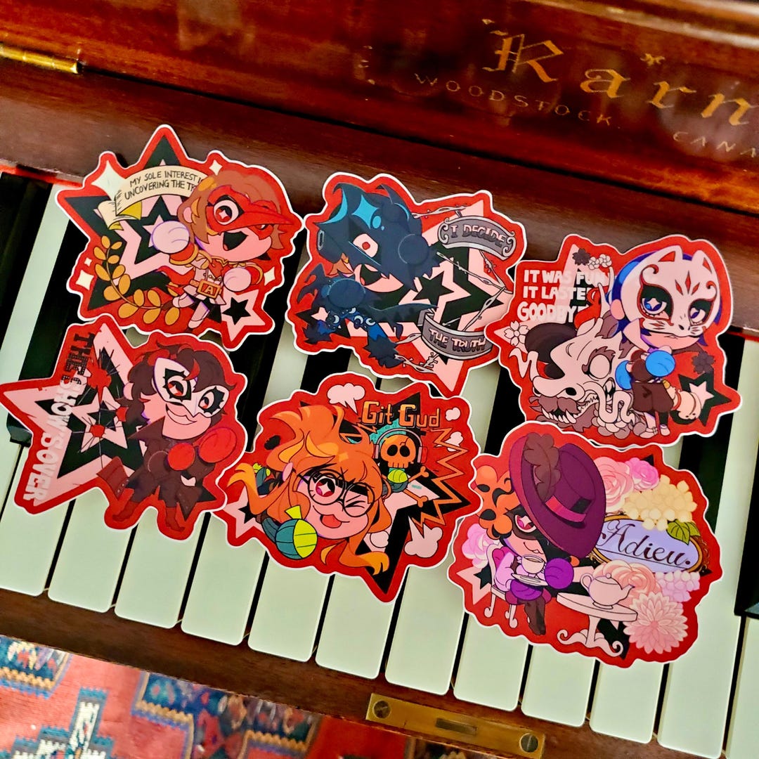 Persona 5 Royal P5 P5R Phantom Thieves Vinyl Stickers - Etsy