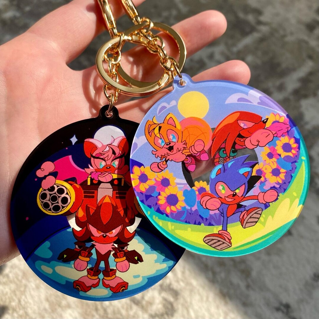 Sonic Team Acrylic Charms - Etsy