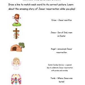 Christian Easter Activity Pack | Printable Bible Games, Coloring (PDF ...