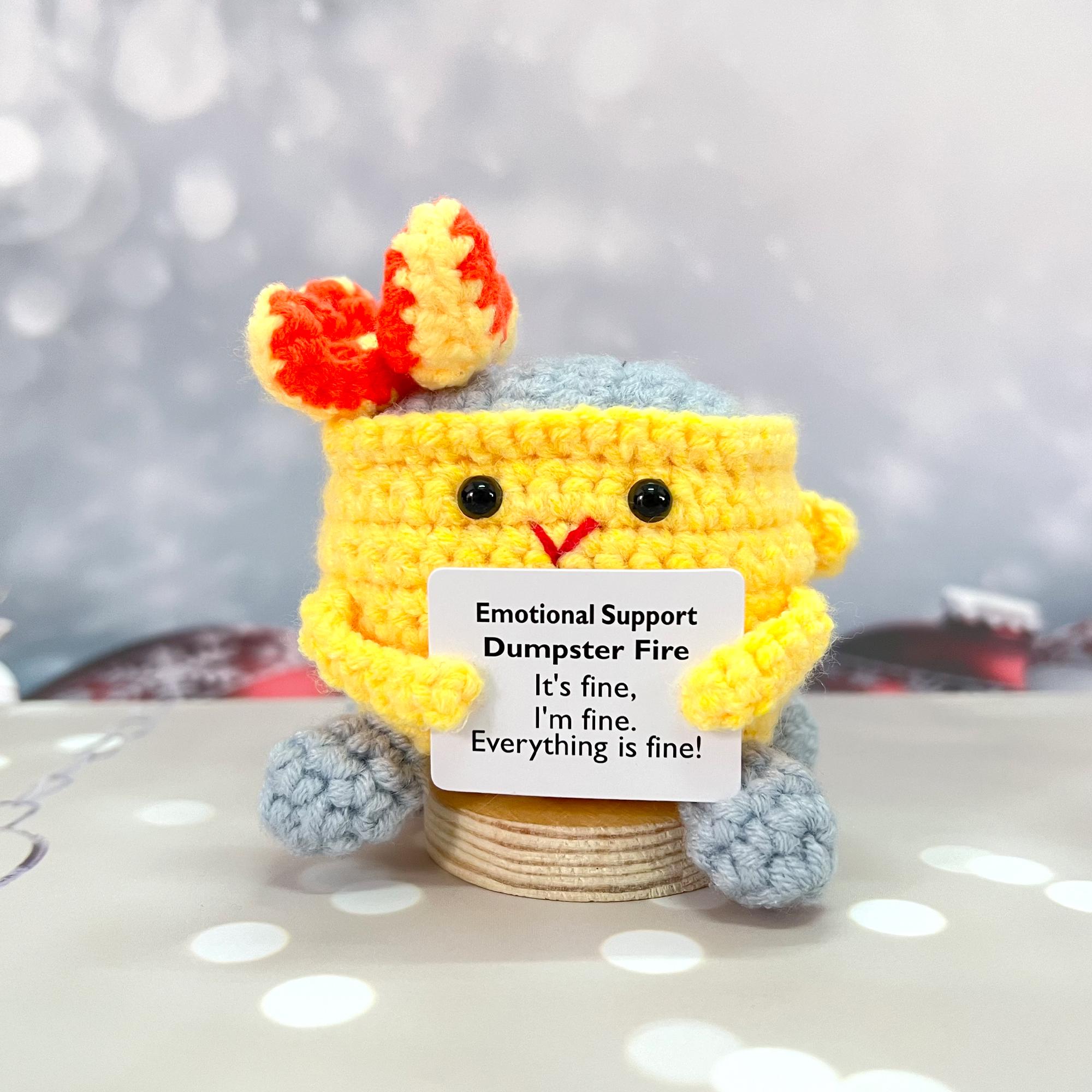 PDF PATTERN ONLY - Crochet Dumpster Fire Pattern, With Video Tutorials ...