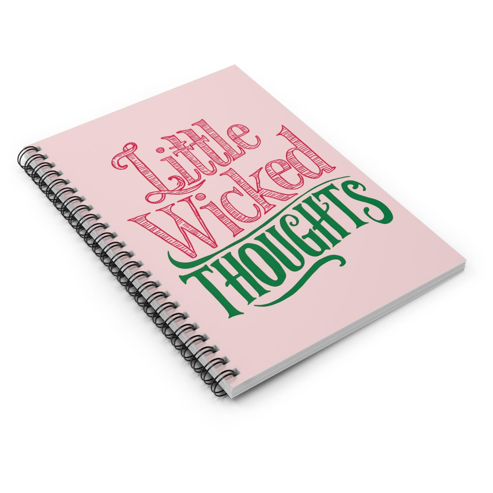 Little Wicked Thoughts Notebook (spiral Notebook, Ruled Line) Wicked ...