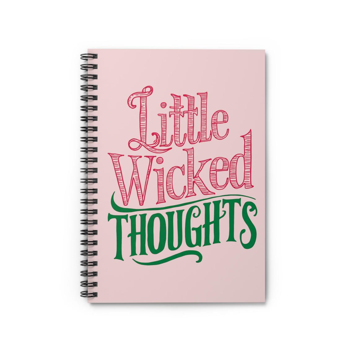 Little Wicked Thoughts Notebook (spiral Notebook, Ruled Line) Wicked ...