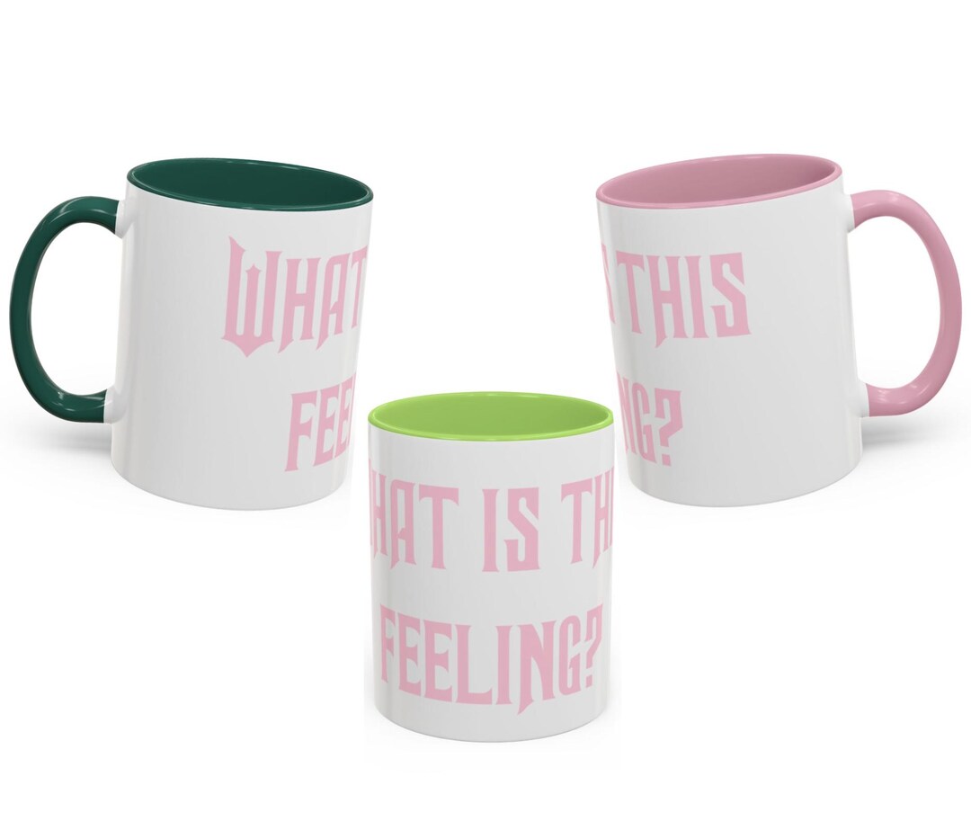What is This Feeling, Wicked Inspired Colorful Mugs (11oz or 15oz ...