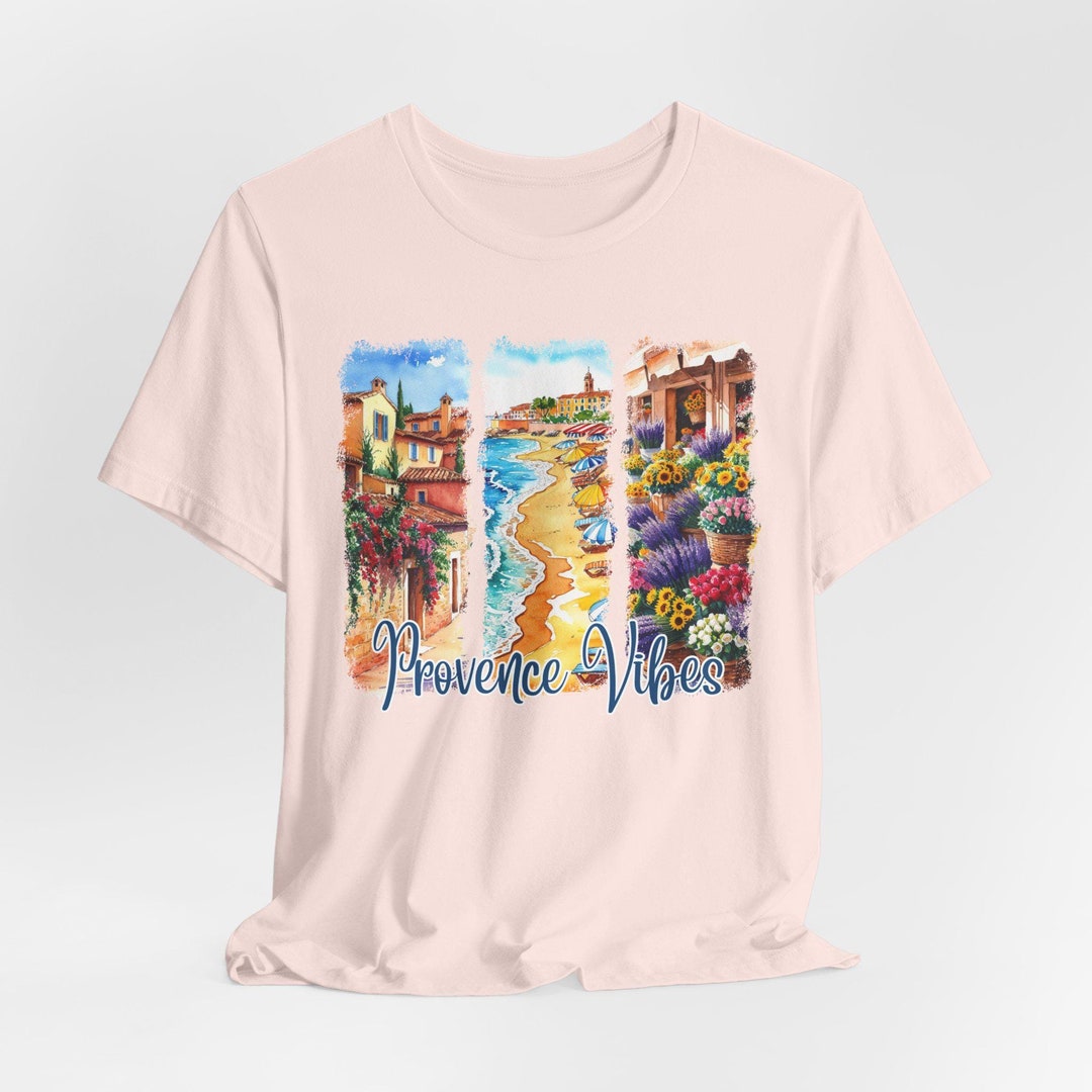 Provence Vibes Tshirt (multi-color Options) Provence France Shirt ...